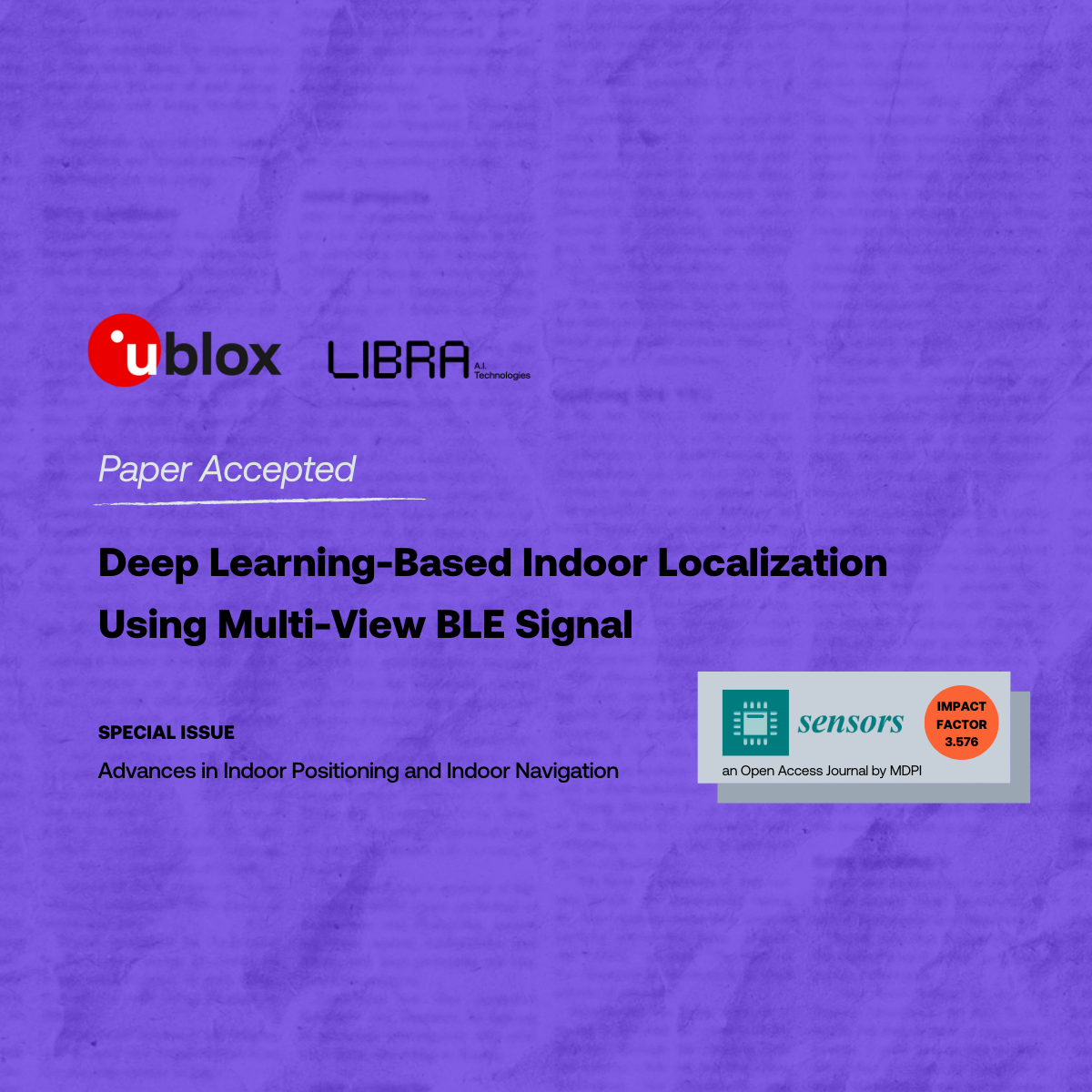 Deep Learning-Based Indoor Localization Using Multi-View BLE Signal | Libra Deep Learning-Based Indoor Localization Using Multi-View BLE Signal | Libra